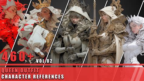 Artstation 460 Queen Outfit Character References Vol 02 Artworks