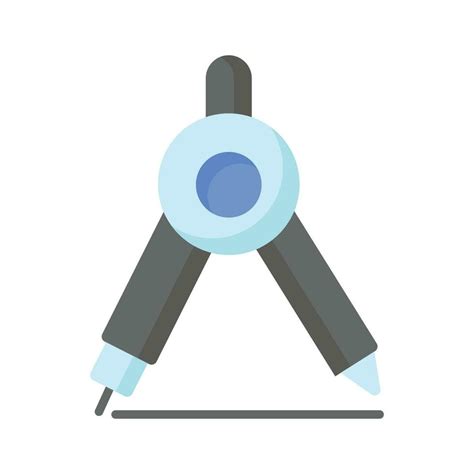 Grab This Amazing Vector Design Of Geometry Compass Icon Flat Icon