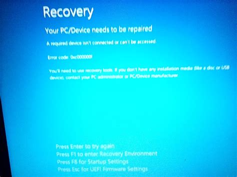 Im Still Stuck In Recovery Mode And Still Dont Know What To Do Microsoft Qanda