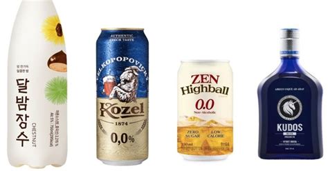 주류업계 저도수·무알콜 제품 눈길 가볍게 즐기는 Mz세대 공략”