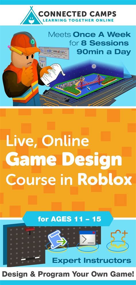 Online Game Design Course In Roblox Connected Camps