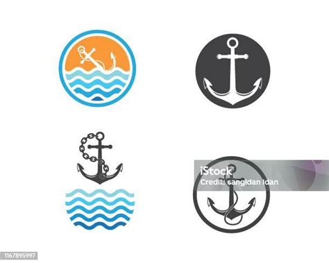 錨點圖示徽標範本向量向量圖形及更多古董圖片 古董 商務 商標 Istock