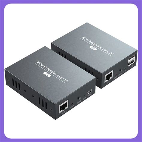 Hdmi Kvm Extender Over Ip Via Rj45 Cable To 150m Hdmi Usb Ethernet Extender By Utptcp Network