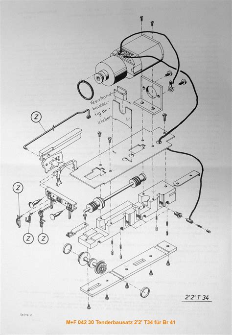 M F Merker Und Fischer M F 042 30 Tenderbausatz 22 T34 Für Br 41