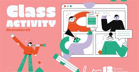 Class Activity Graphic Illustration Illustrations Ft Class And Virtual