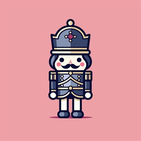 Premium Vector Vector Of A Quirky Nutcracker With A Stylish Mustache