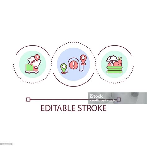 Logistical Issue Loop Concept Icon Stock Illustration Download Image Now Abstract