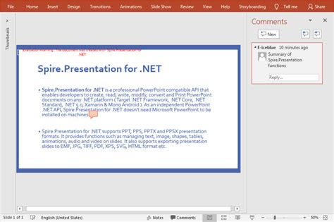 C Vb Net Add Or Remove Comments In Powerpoint