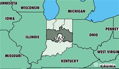 765 Area Code Map Gadgets 2018