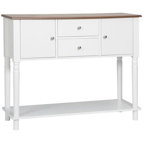 Homcom Küchenbuffet 2 Schrankfächer 2 Schubladen 100 X 35 X 815cm