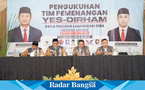 Yes Dirham Targetkan Kemenangan 70 Di Pilbup Lamongan Radar Bangsa