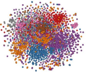 Shows The T Sne Visualization Of The Nodes From The Cora Dataset