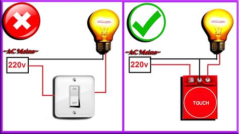 How To Make Ttp Touch Switch Ac V Diy Touch Switch Using Ttp