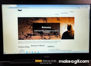Web Page On Make A GIF