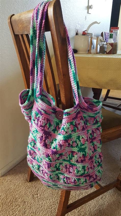 Large Handmade Crochet Tote Bag Etsy