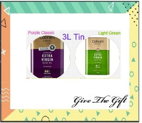 Cobram Estate Extra Virgin Olive Oil Light Green Classic 3l 3000ml