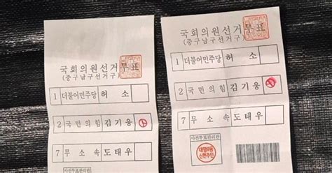 12배 긴 투표용지 ‘이의제기에 따라 결과 갈렸다