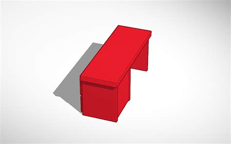 3d Design Work Desk Tinkercad