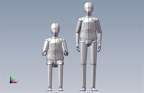 三维人体模型设计模型三维sw2014无参solidworks 2014模型图纸下载 懒石网