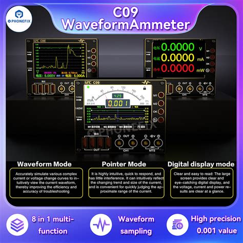 I2c C09 C10 Waveform Ammeter Voltage Measurement Charge Tester