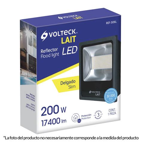 Reflector De Led Delgado 30 W Volteck