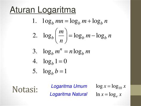 Apa Itu Logaritma Natural