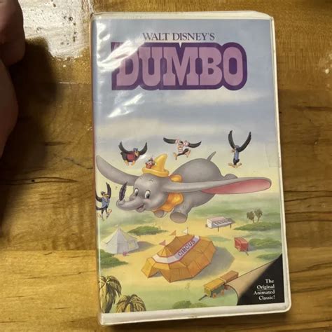 Walt Disneys Black Diamond Classics Dumbo Vhs Movie 1372 Picclick Ca