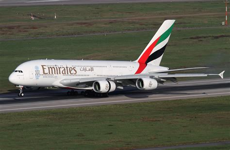 emirates a380 dusseldorf rotating takeoff aircraft wallpapers galleries