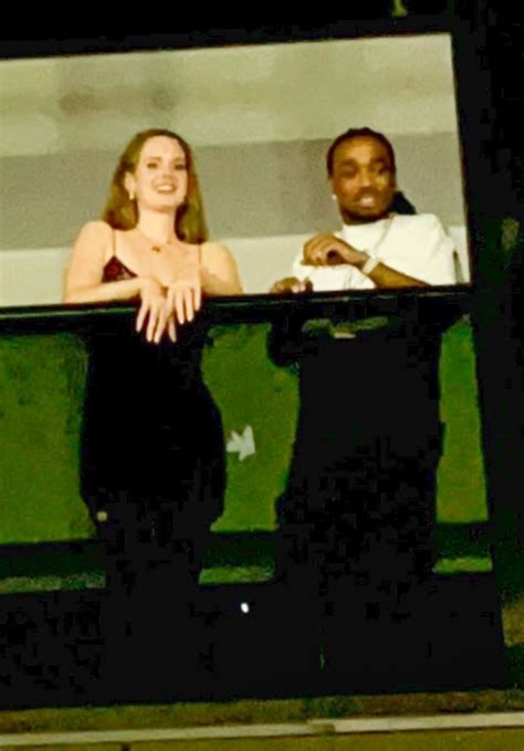 Lana Del Rey And Quavo At The Luxurious V12 Restaurant In Atlanta 05 08