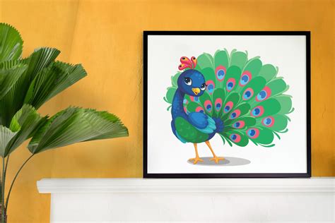 Cute Baby Peacock Clipart Peacock PNG Peacock SVG High Quality