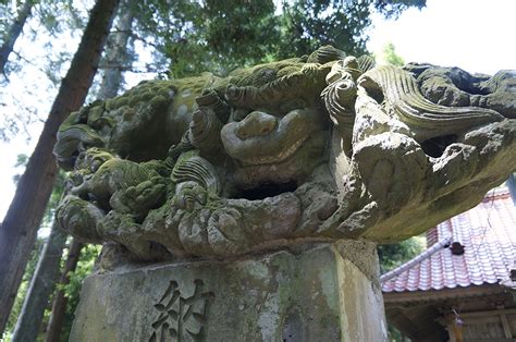 No 12355鹿島神社狛犬 白河市 観光フォトライブラリ 法人教育団体メディアの皆様向けふくしまの旅