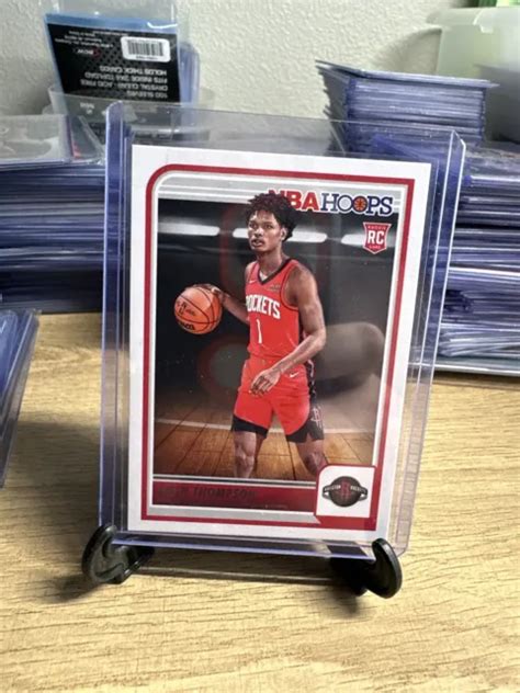 CARTA ROOKIE 2023 24 Panini NBA Hoops Amen Thompson RC 242 Houston