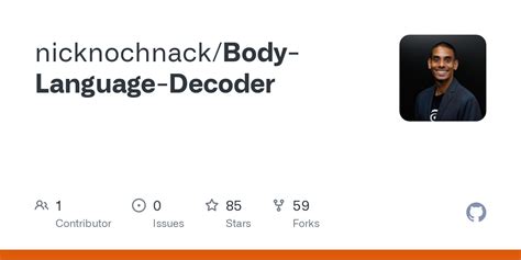 GitHub Nicknochnack Body Language Decoder