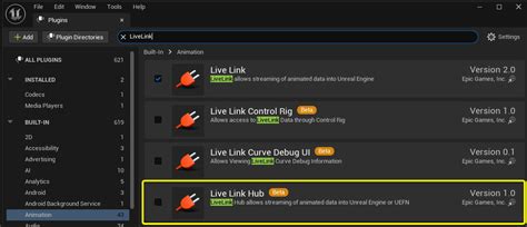 Live Link Hub Quick Start In Unreal Engine Unreal Engine 56