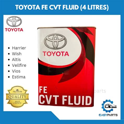 Toyota Fe Cvt Fluid 4 Litres Shopee Malaysia