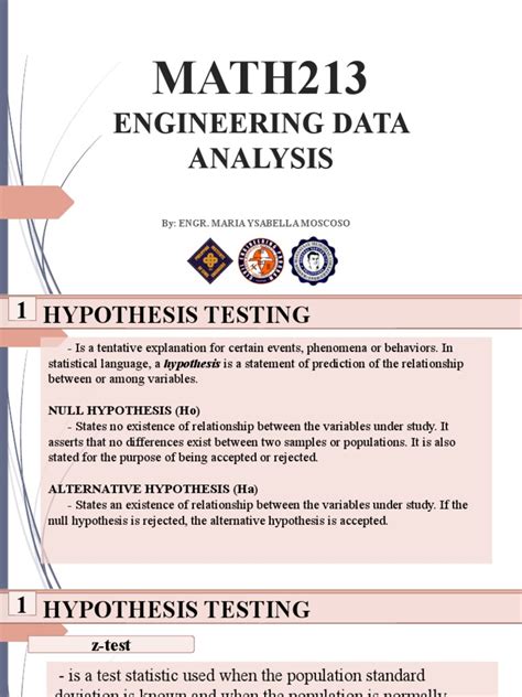 Math213 Hypothesis Testing Examples And Assignments Pdf