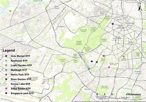 Map Of Decentralized Stps In The National Capital Region Created By