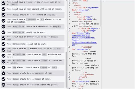 build a tribute page html css the freecodecamp forum