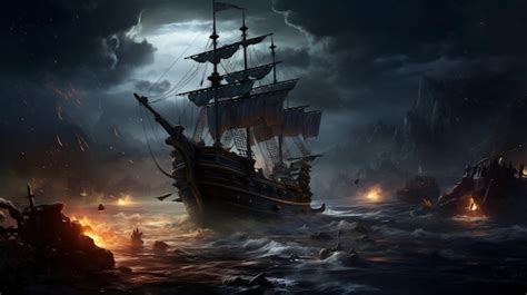 Premium Ai Image Pirate Theme