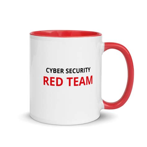 Cyber Security Red Team Mug With Color Inside Myhackertech