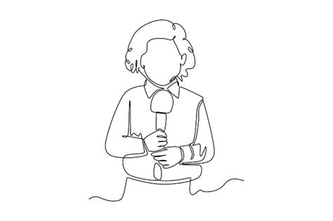 Premium Vector Continuous One Line Drawing A Muslim With His Ihram