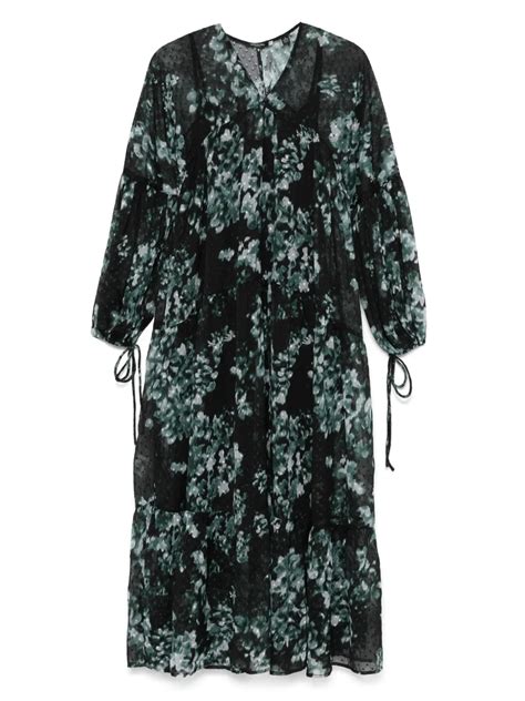 Scotch And Soda Fil Coupe Maxi Dress Black Farfetch Uk