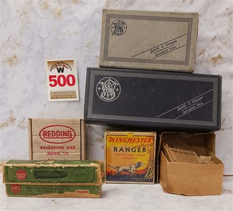 Sold At Auction Empty Ammo And Reload Boxes