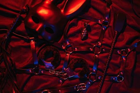 Algemas Chicote Chicote De Couro Máscara E Gargantilha Para Sexo Bdsm