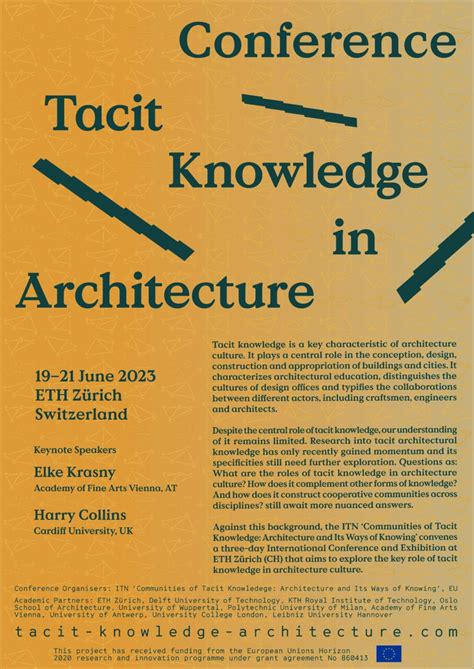 Tacit Knowledge In Architecture Nsl Netzwerk Stadt Und Landschaft
