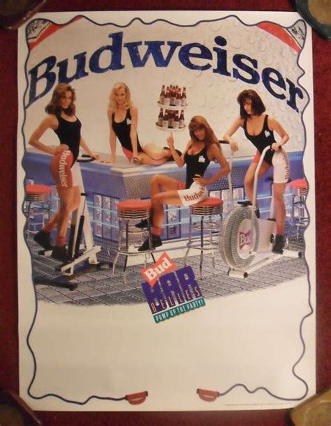Bud Budweiser Chopper Motorcycle Beer Poster • 499 Beer Poster
