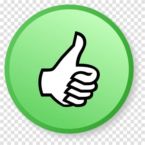 Green Thumbs Up Icon Thumbs Up With Background Finger Hand