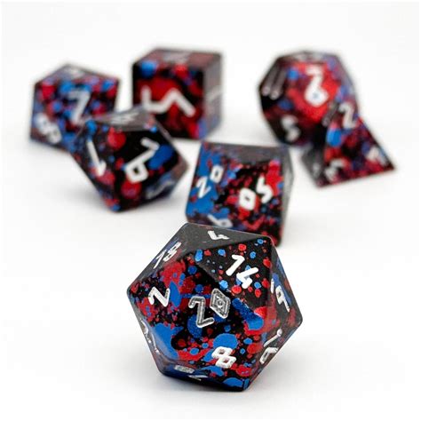 Dark Circus 7 Piece Rpg 6063 Aluminum Wondrous Dice Norse Foundry