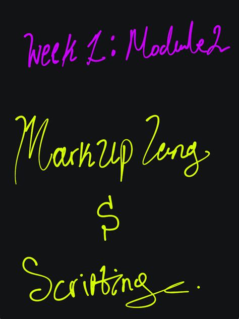 Markup Language N Scripting Pdf