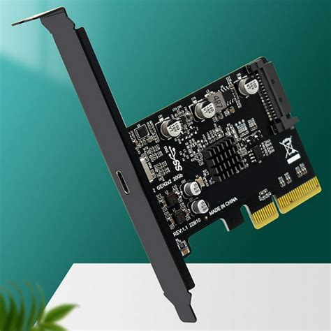 Tarjeta Pci E A Usb 32 Gen2 Convertidor Expansión Agregar En La